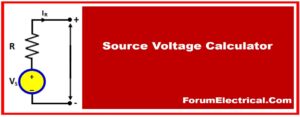 Source Voltage Calculator