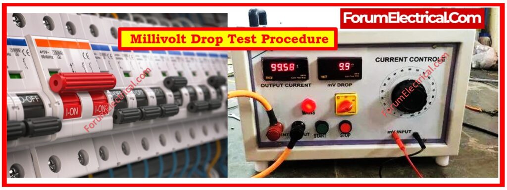 Millivolt Drop Test Procedure