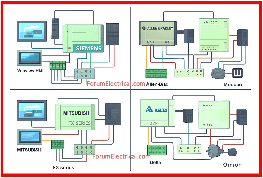How does a Siemens PLC-Based Automation System work in a Real Plant?