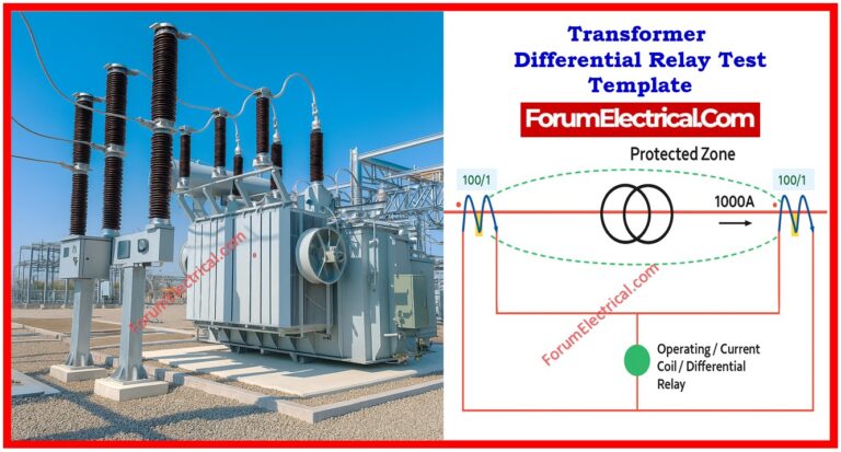 Transformer Differential Relay Test Report: Complete Template
