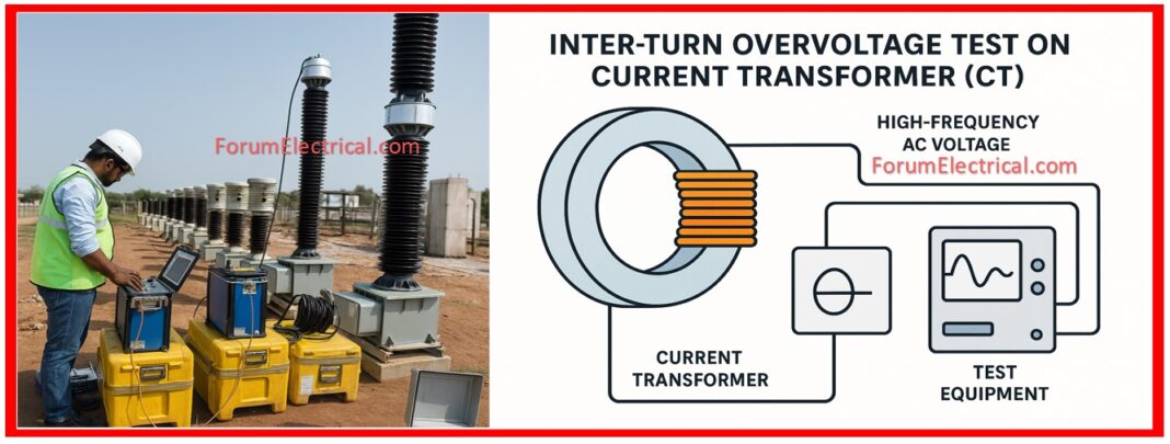 Inter-Turn Overvoltage Test for CTs: Step-by-Step Procedure