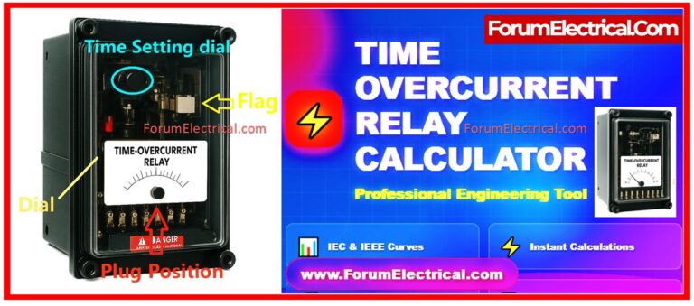 Time Overcurrent Relay Calculator