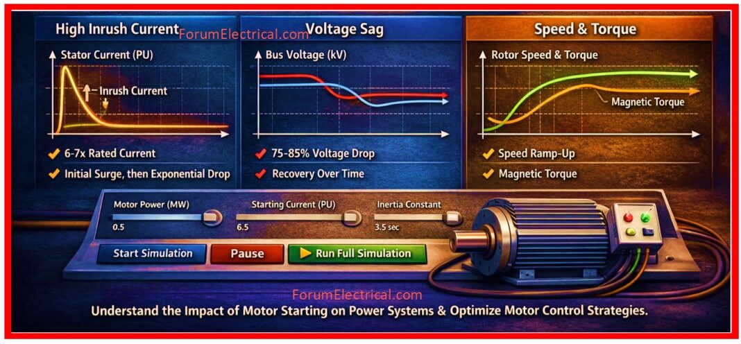 132/11 kV System Motor Starting Dynamics: Simulation-Based Power System ...