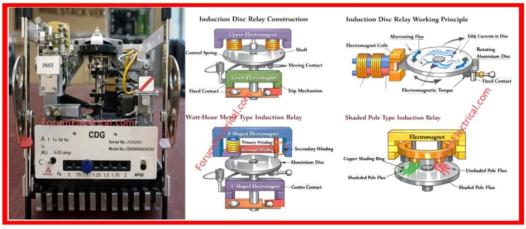 What is an Induction Disc Relay? Explain it’s Working Principle, Types ...